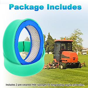 Air Filter with 272490S Pre-Cleaner for Briggs & Stratton 394018 394018S 392642 5050B 5050D 5050H 5050K 4135-12.5 to 20hp Lawn Mower or Vanguard V-Twin Engine Parts