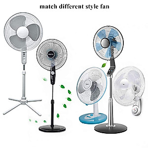 2 Pack - 18" Fan Safety Protection Cover,Kid Children Baby Finger Protect Fan Net Guard,Washable Pedestal Fan Dustproof Cover,Summer Home Fan Safety Dust Cover,Perfect for Parents of Toddlers (Black)