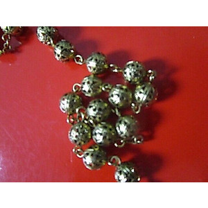 Rosary Christianity Prayer Reliquary Compatible with RELIC Compatible with Vintage PEALS Beads Filigree PICK1 (Number: 1- Golden Filigree)