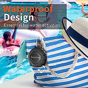 HEYSONG Small Shower Speaker, IP67 Waterproof Speakers, 15H Playtime, Stereo Pairing, Lightweight Portable Speaker for Pool, Beach, Hiking, Boat, Kayak Accessories