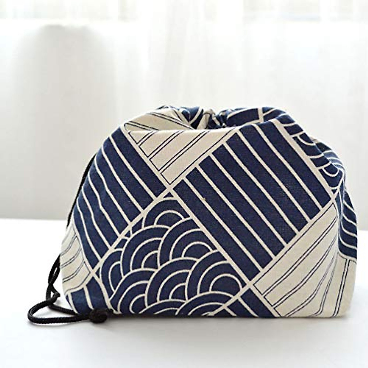 UPKOCH 3pcs Lunch Tote Bag Japanese Drawstring Bento Pouch Portable Bento Storage Bag Lunch Handy Bags for Outdoor Office School