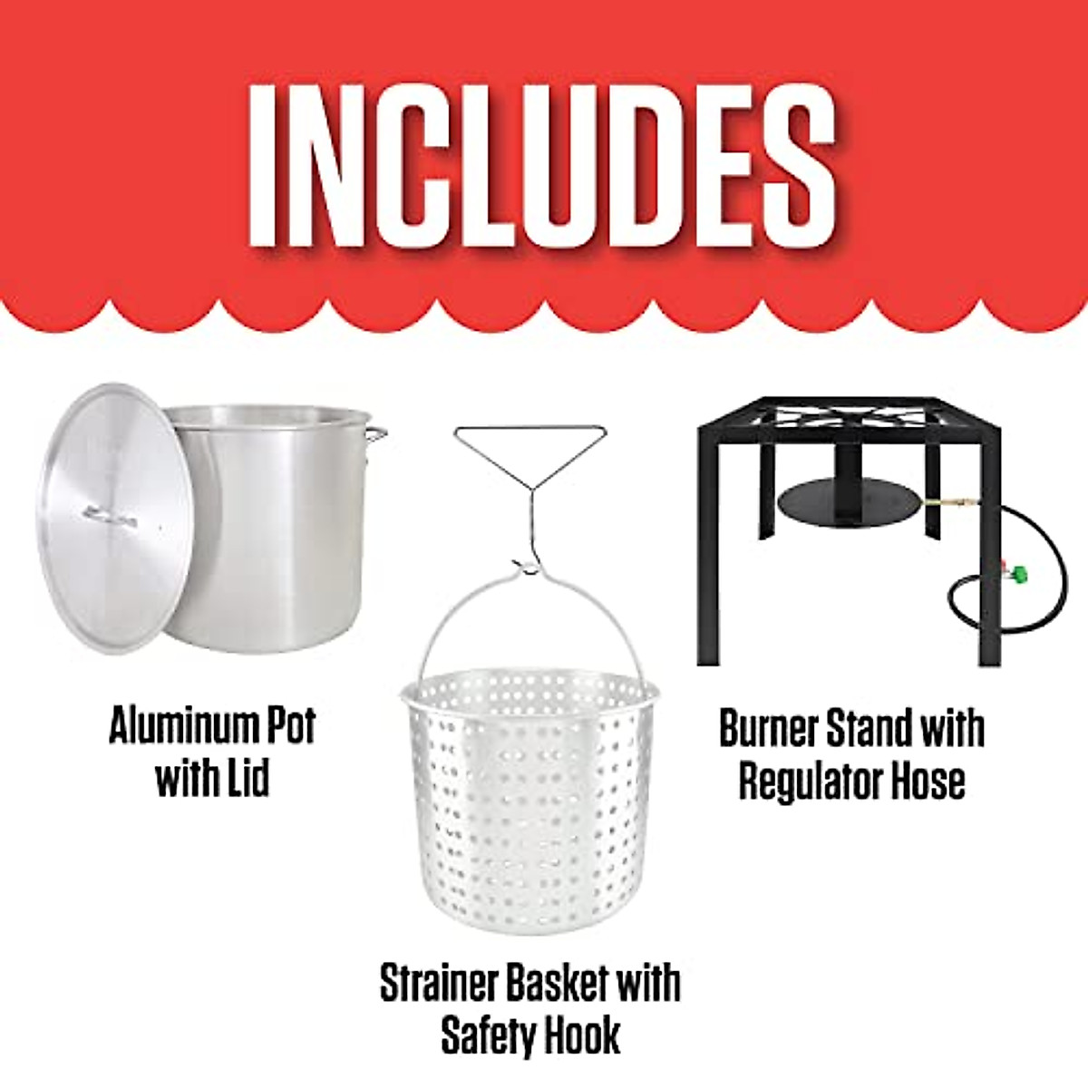 Zatarain's Crawfish Cooker Seafood Boiler Kit, 80 Quart