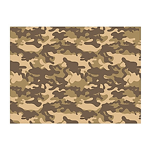 Lide Road Camo Wrapping Paper Set, 12 Sheets Army Wrapping Paper for Birthday Veterans Day 4 Style Green Blue Camouflage Gift Wrap for Veterans Day Paper Decorations 20'' x 27''