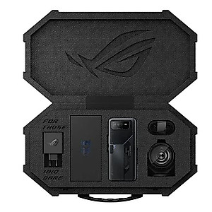 ASUS ROG Phone 6 Batman Edition 5G AI2203 Dual 256GB 12GB RAM Factory Unlocked (GSM Only | No CDMA - not Compatible with Verizon/Sprint) - Night Black