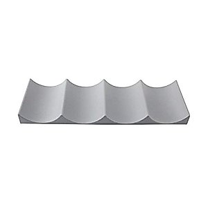 Wine Rack Countertops Display Stand Kitchen Storage Can Bottle Holder Modern Wave Shape Anti Slip Table Top Home Fridge Shelf European Style Champagne Jar Organizer Space Saving(1pcDark Gray)