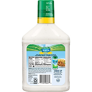 Hidden Valley Original Ranch Light Topping and Dressing, Gluten Free, 36 Ounce Bottle (Package May Vary)