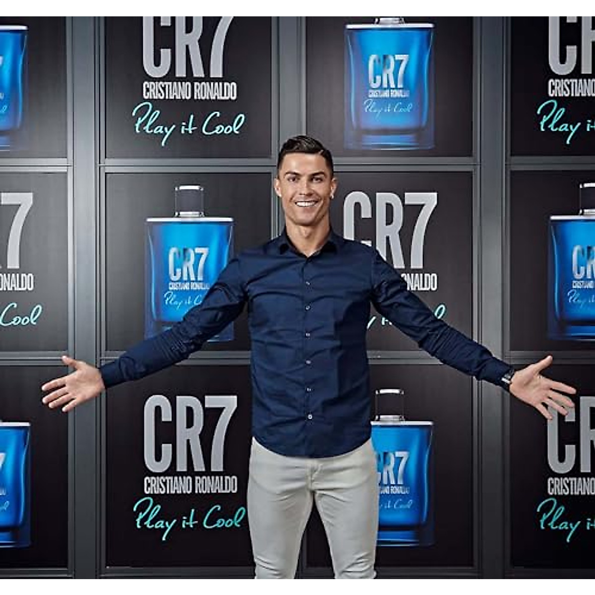 Cristiano Ronaldo Eau De Toilette Cologne for Men - Mandarin, Bergamot, Lavender, and Musk Scent - 3.4 oz