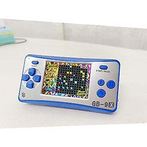 X-JOYKIDS Portable Handheld Games for Kids 2.5" LCD Screen Game Console TV Output Arcade Gaming Player System Built in 168 Classic Retro Video Games Birthday for Your Boys Girls-(Blue)