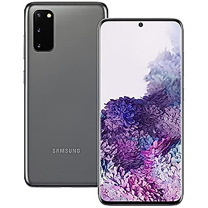 SAMSUNG Galaxy S20 5G (128GB, 12GB) 6.2" AMOLED, Snapdragon 865, IP68 Water Resistant, Volte Fully Unlocked US Model (AT&T, Verizon, T-Mobile, Global) G981U1 (w/Fast Wireless Charger, Grey)