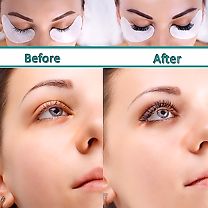 50 Pair Under Eye Pads, Eyelash Extension Lint Free Gel Patches for Beauty Salon False Eyelash Extensions Grafting (purple)