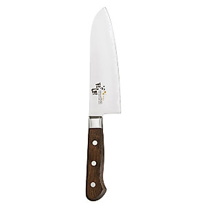Kai Corporation AE5151 Seki Magoroku Santoku Knife, 6.5 inches (165 mm), Aoto & Diamond & Ceramic Sharpener, Made in Japan