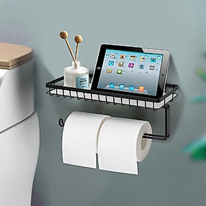 LKKL Paper Towel Holder Countertop, One Hand Tear Kitchen Paper Towel Holder Stand with Sturdy Weighted Base, Standing Paper Towel Roll Holder for Kitchen Bathroom Laundry, Stainless Steel Nickel