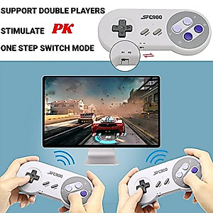 Retro Classic Game Console,Video Game System Built-in 926 NES Games with Dual 2.4G Wireless Controllers,16-Bit 4K HDMI Output,Rerto Toys Gifts.