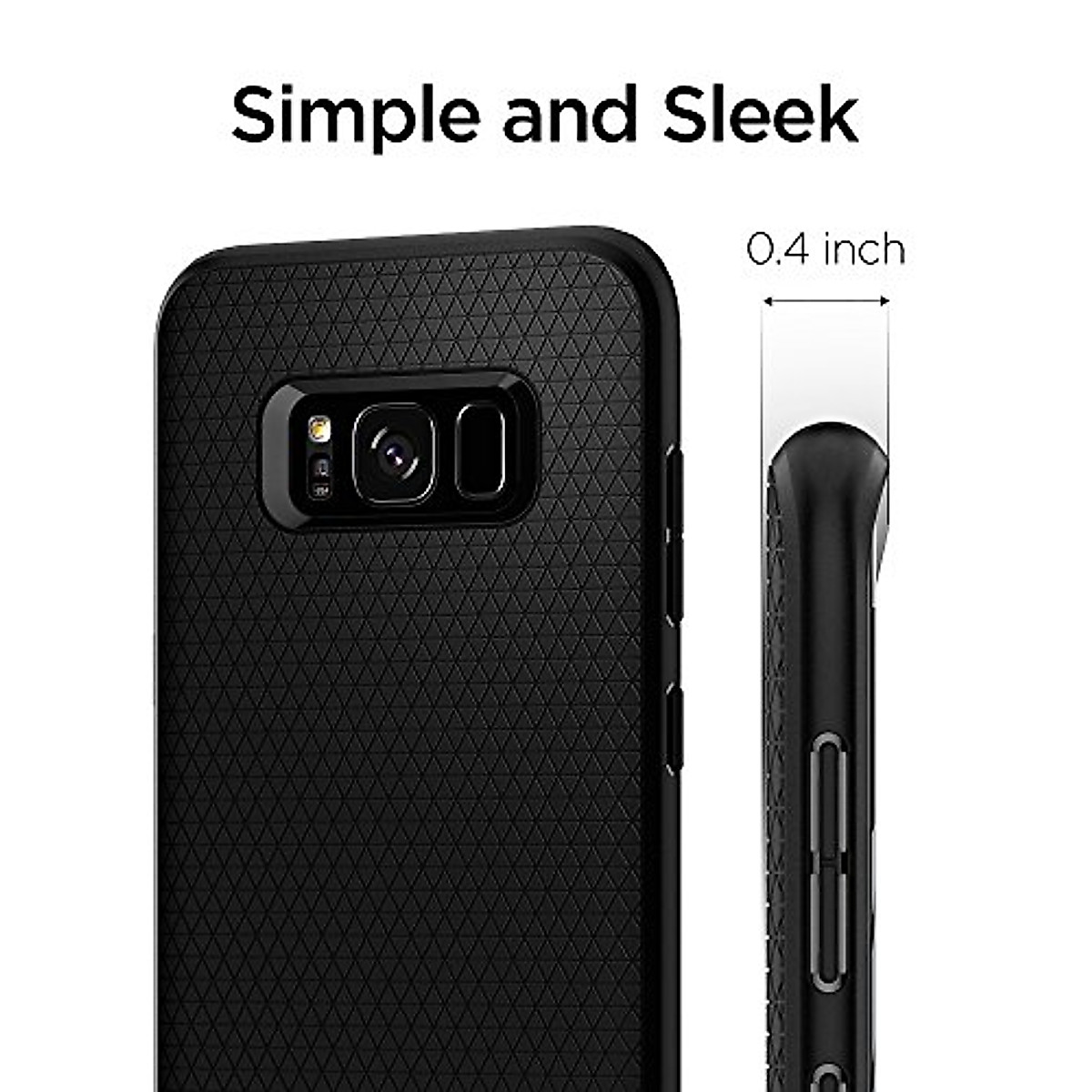 Spigen Liquid Air Armor Designed for Samsung Galaxy S8 Plus Case (2017) - Black