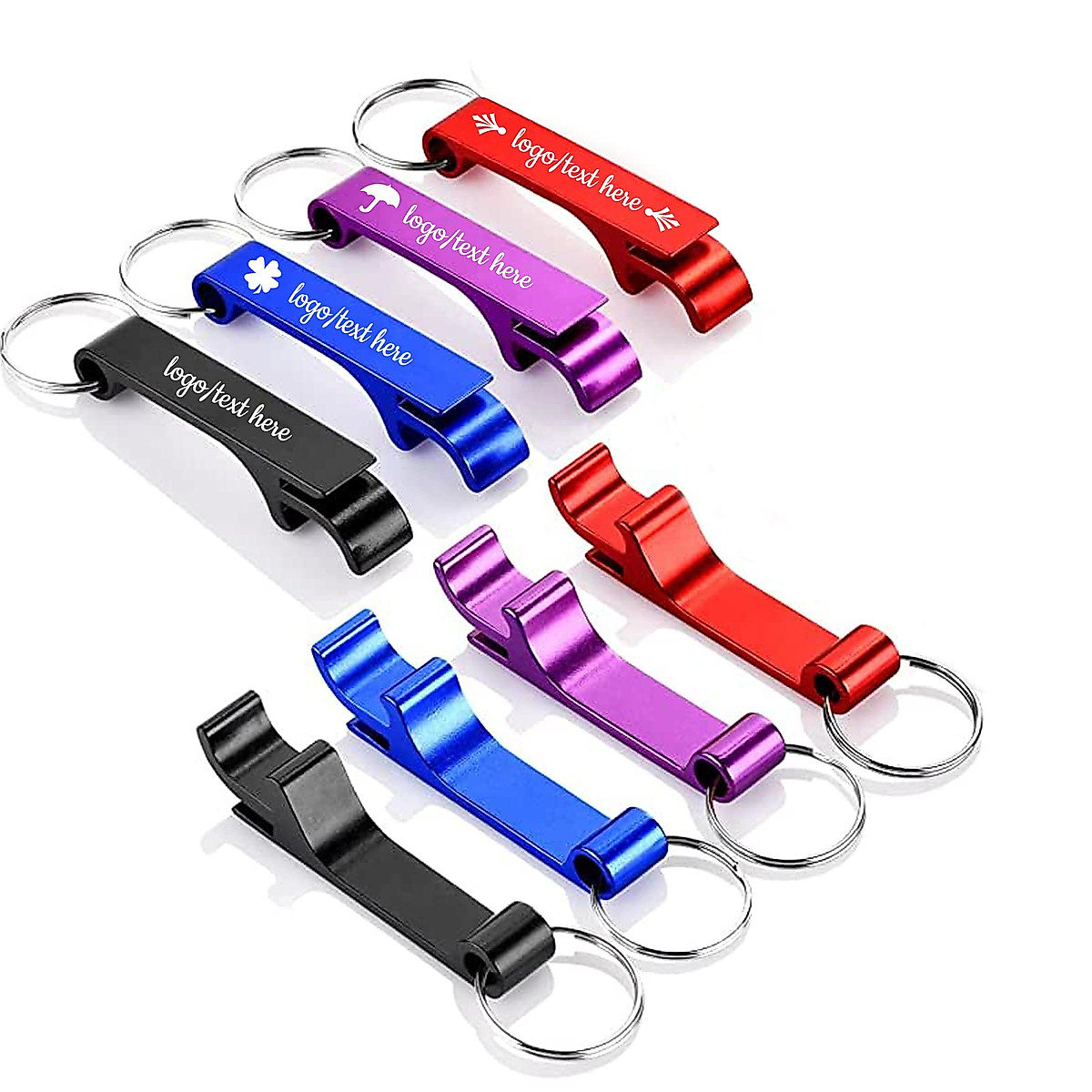 12 PCS Customized Bottle Openers for Wedding Party,Wedding Favors for Guest,Personalized Bottle Openers, Pocket Size, Aluminum