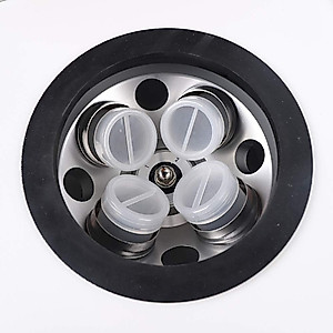 LD-4 Electric Lab Benchtop Centrifuge, 4000RPM 4 Tubes x 100ml Centrifuge Machine with Timer and Speed Control for Lab