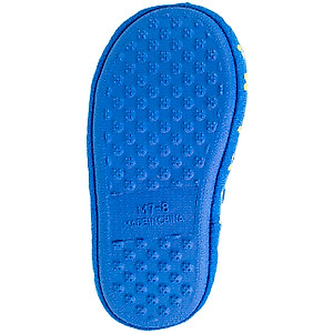 Paw Patrol Boy's Chase and Marshall A-Line Plush Slipper,Blue Red Toddler Size 9/10