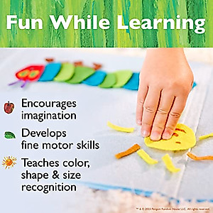 Creativity for Kids The Very Hungry Caterpillar Toy: Fun Felt Play - Busy Board for Toddlers from The World of Eric Carle Books, Preschool Arts and Crafts for for Kids Ages 3-5+