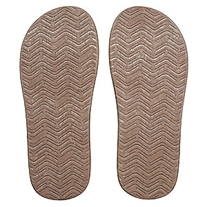 Quiksilver Men's Monkey Wrench 3 Point Sandal, Black/Black/Brown, 9 M US