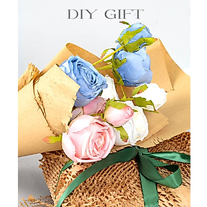 15”x400’Honeycomb Packing Paper,100% Recyclable Honeycomb Cushioning Wrap Roll for Safe Moving Shipping Packaging with 20 Fragile Stickers.