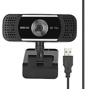 USB Web Camera HD Webcam with HD Video Call for Office Video Conference Teacher Live Class Built in Digital Microphone