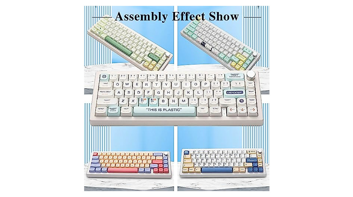 BOYI GMK67 65% Barebones Mechanical Keyboard Kit with RGB & Hot Swap