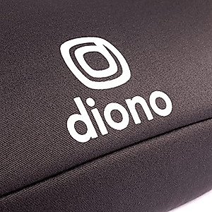 Diono Solana, No Latch, Pack of 2 Backless Booster Car Seats, Lightweight, Machine Washable Covers, Cup Holders, Black