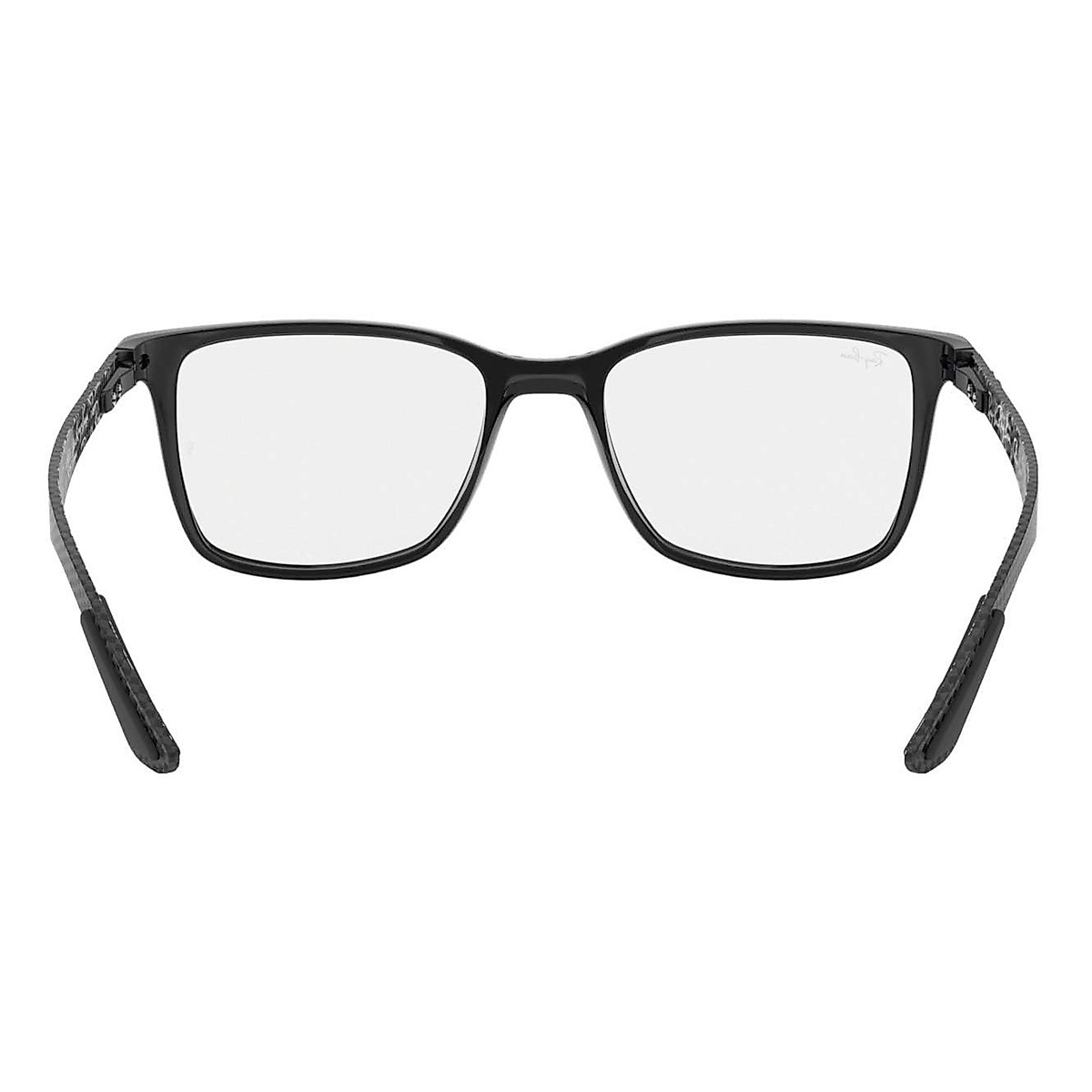 Ray-Ban RX8905 Square Prescription Eyeglass Frames, Black/Demo Lens, 55 mm