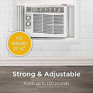 MAGIC A/C MOUNT - Air Conditioner Bracket - Window AC Support Bracket - Supports A/C Units up to 150lbs - for Windows up to 42" Wide - Heavy Duty Window AC Support Bracket