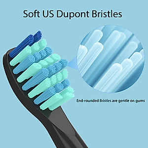 Toothbrush Heads for FairyWill, Replacement Brush Heads for Fairy Will, Electric Toothbrush Replacement Heads for Fairywill FW-507/508/551/515/917/959, FW-D1/D3/D7/D8