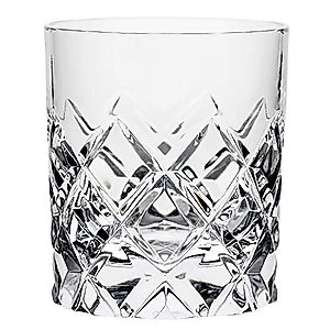 Orrefors Sofiero 8.44 Ounce Old Fashioned Glass, Pair , Clear -