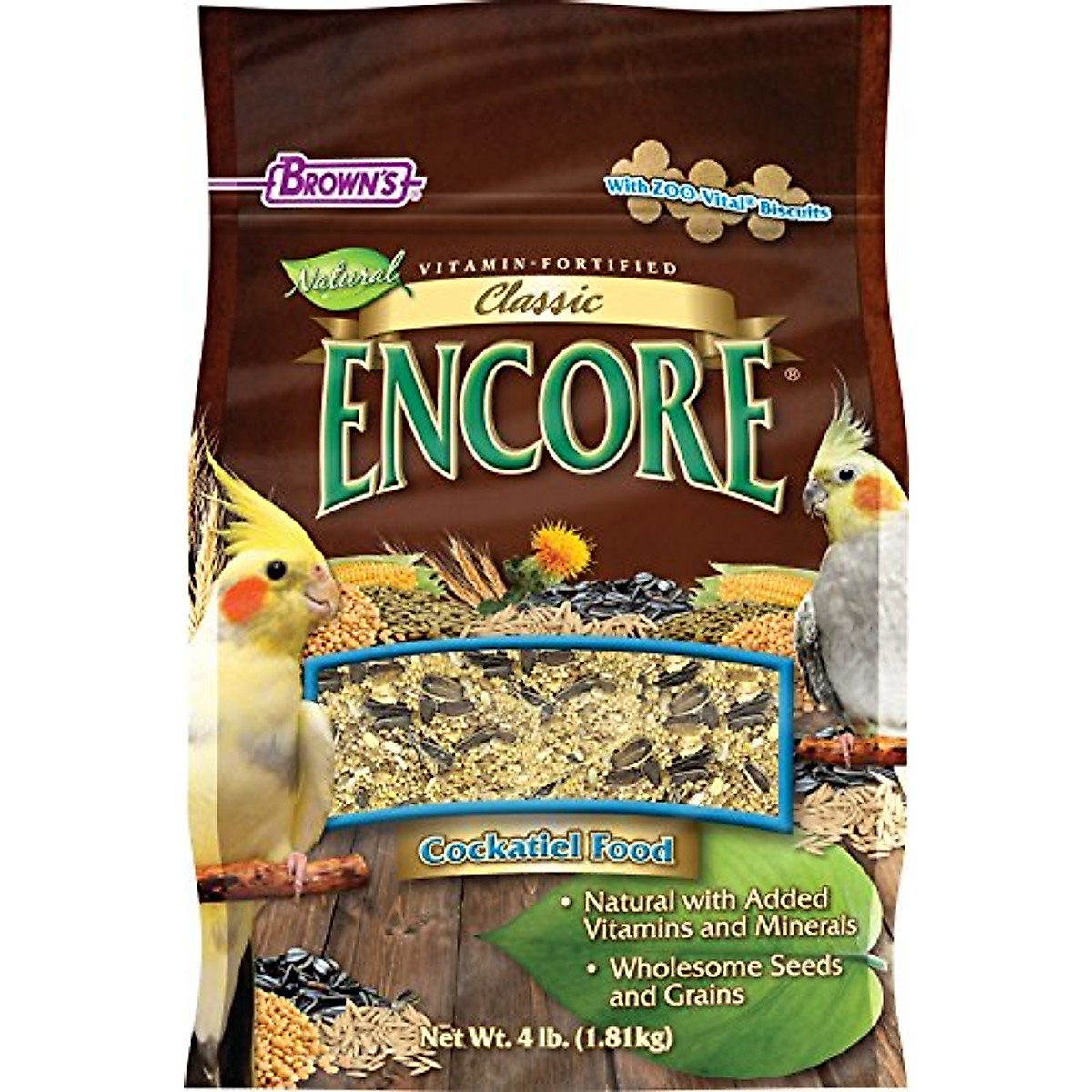 F.M.Brown'S Encore Classic Natural Cockatiel Food
