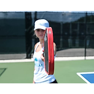 Diadem Warrior Edge Pickleball Paddle | Etched Carbon Face for Max Spin, 16mm Aero Guard, Comfort Max Grip, 16mm Honeycomb Core, Midweight 8oz | Indoor/Outdoor | USAPA Approved
