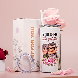 Koyatti Gift for Wife- Valentine's Day Gifts To My Wife Gifts Christmas Gifts for Wife Birthday Presents for Women I Love You Gifts for Her from Husband- 22oz Stainless Steel Tumbler