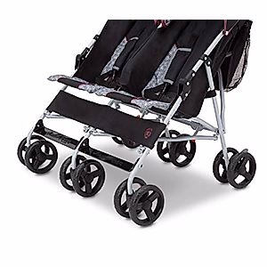 Jeep Scout Double Stroller, Lunar Burgundy