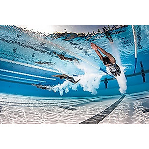 MP Michael Phelps XCEED Competetive Swimming Goggles - Made in Italy - Unisex Adult Goggles for Men and Women | Green Mirrored, Yellow & Green, EP1310703LMV