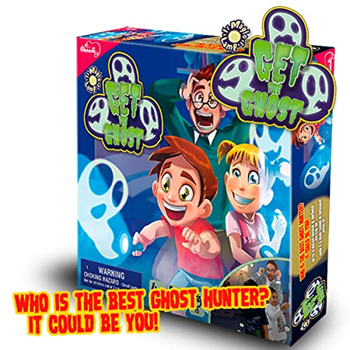 GET The Ghost Game, Become a Ghost Hunter, Capture The Ghosts with The Magic Flashlight, Memory Game, Ages 4+, Family Games, Fun Games, Toys for Girls, Toys for Boys, Party Games