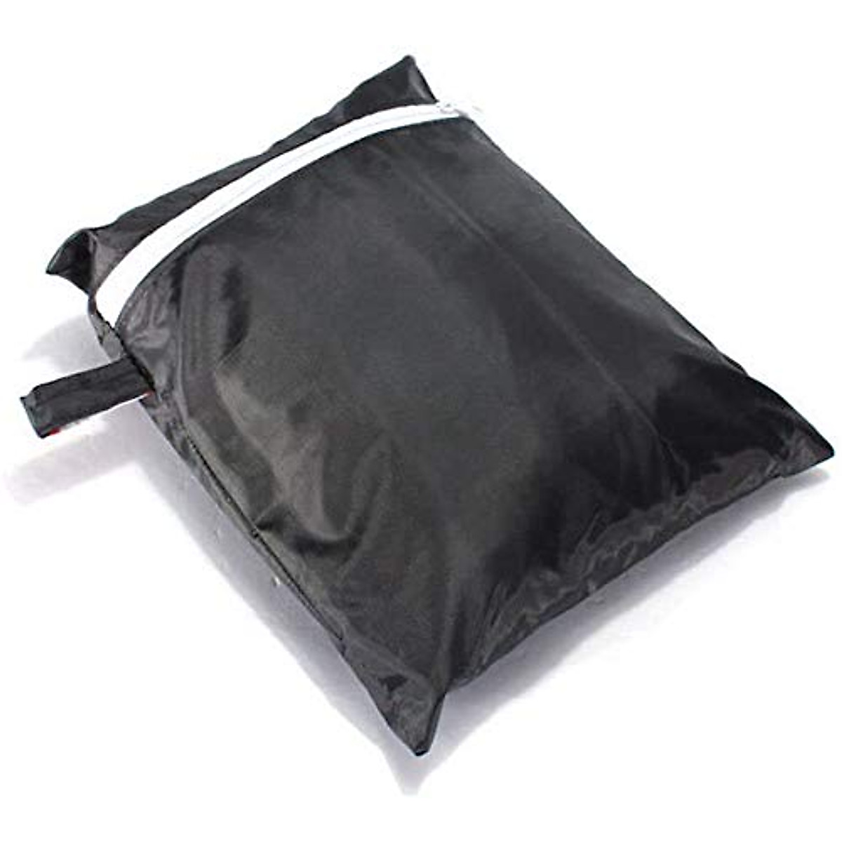 BBQ Grill Cover Waterproof Dustproof Oven Protection Cover for Round Gas Charcoal Electric Barbecue Outdoor Patio Garden Accessory with Storage Bag Black