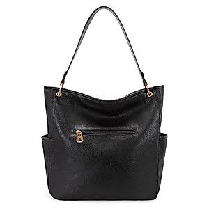 Montana West Concealed Carry Purses Handbags For Women Washed Leather Crossbody Bags Handgun Tote Satchel Hobo Bag Brown MBB-MWC-020BR