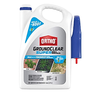 Ortho GroundClear Super Weed and Grass Killer1: Eliminates Tough Weeds and Grass, Ready-To-Use, Fast-Acting, 1 gal.