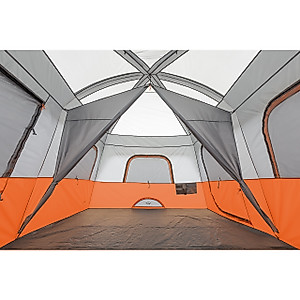 Core 10 Person Straight Wall Cabin Tent & Footprint