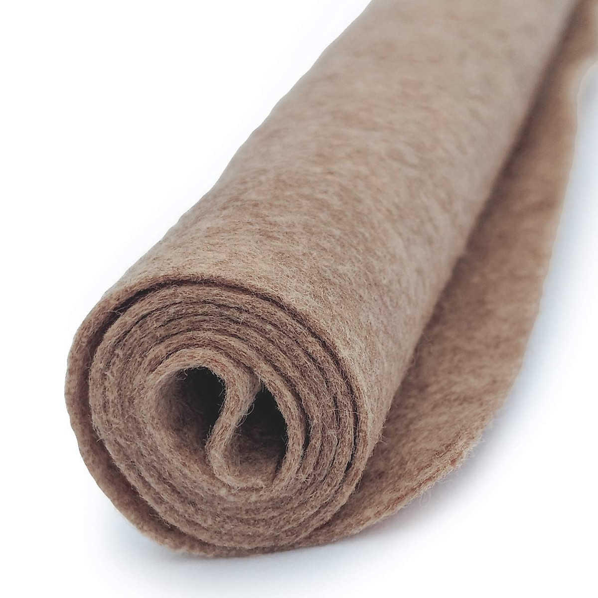 Sandstone Light Brown - Large Brown Wool Felt Premium Sheet - 20% Wool Blend - DIY, Sewing, Crafting, Felting - National Nonwovens - 1 36 in x 36 in Sandstone Brown Wool Felt Sheet