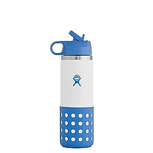 Hydro Flask 21 OZ Kids Wide Mouth Straw LID and Boot Cove