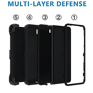 Samsung Galaxy S21 FE 5G Case, S21 FE Heavy Duty case,[Military Grade Protective ][Shockproof] [Dropproof] [Dust-Proof], Compatible with Samsung Galaxy S21 FE 5G (Black)