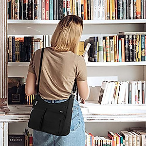 Kamo Crossbody Bag for Women - Multi-pocket Shoulder Bag Lightweight Messenger Bag Casual printed Purse Handbag Travel Bag