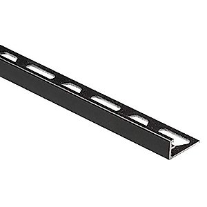 Schluter Jolly Anodized Aluminum Tile Edging Trim (3/8" Matte Black (MGS))