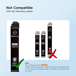 E-Z Ink (TM) Remanufactured Ink Cartridge Replacement for Epson 288XL 288 XL T288XL High Yield to use with Expression Home XP-330 XP-430 XP-340 XP-440 ( 1 Cyan, 1 Magenta, 1 Yellow, 3 Pack )
