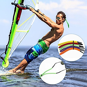 FASOTY 5 Pcs Floating Sunglass Strap Adjustable Floating Foam Glasses Strap Eyewear Retainer Safety Sport Sunglasses Strap