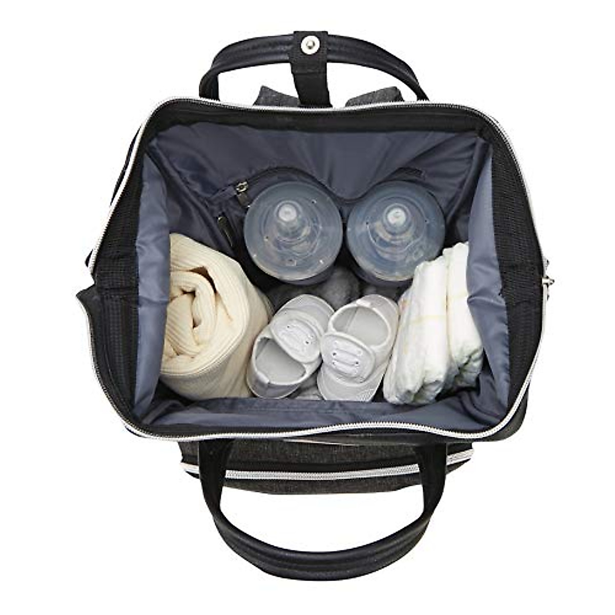 Bananafish Midi Diaper Backpack, Black