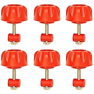 TopDogSellers 6X CFS Lock Nut Clamp Lid Fastener for Odyssea CFS 700 1000 1200 Hagen Fluval FX5 FX6 6 Pack